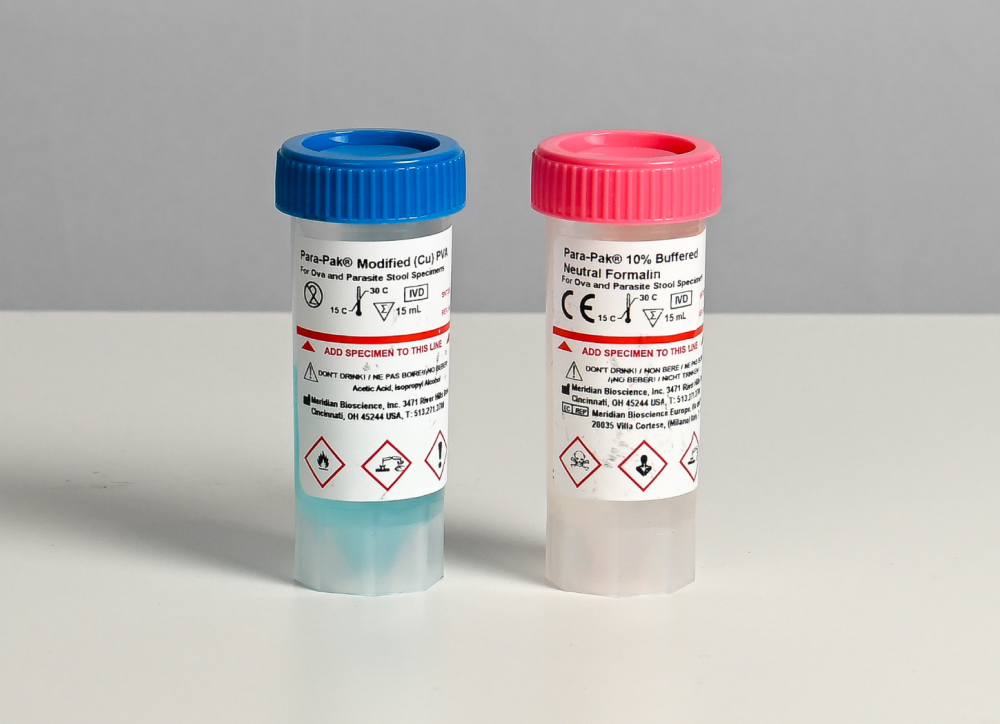 Zn-PVA 10% Formalin Stool Transport Kit | Dual Fixatives for Parasite ...