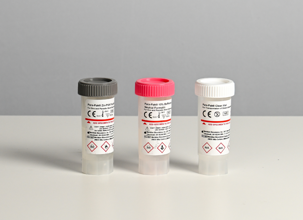 EcoFix C&S Clean Stool Transport Kit | Triple-Vial for Parasite ...